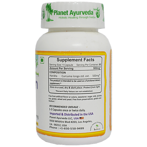Buy Planet Ayurveda Curcumin Capsules Online at Best Price of Rs 1350 - bigbasket