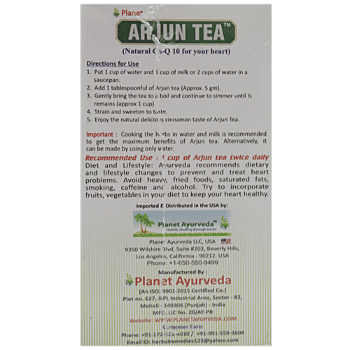 Buy Planet Ayurveda Arjun Tea - Natural Co-Q For Heart Online at Best ...