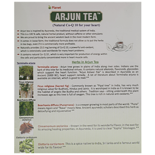Buy Planet Ayurveda Arjun Tea - Natural Co-Q For Heart Online at Best ...