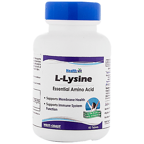 Buy Healthvit L-Lysine Tablet - Supports Immune System Functions ...