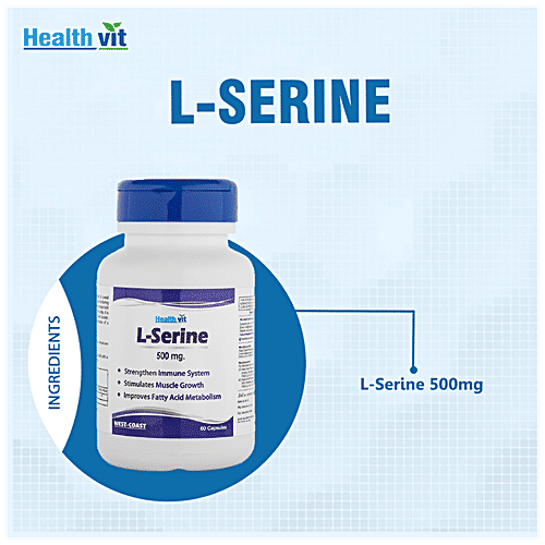 Buy Healthvit L-Serine Capsule - Strengthens Immune System & Muscle ...