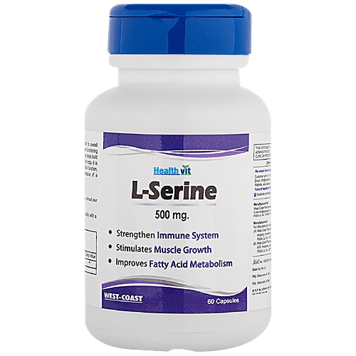 Buy Healthvit L-Serine Capsule - Strengthens Immune System & Muscle ...