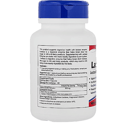 Buy Healthvit Lactaneed Lactase Enzyme Supplement Capsule - For Lactose ...