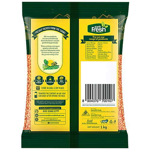 Buy Earth Fresh Masoor Dal Online at Best Price of Rs 192 - bigbasket