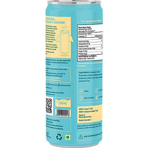 Buy Borecha Classic Kombucha - Probiotic Online at Best Price of Rs 160 ...