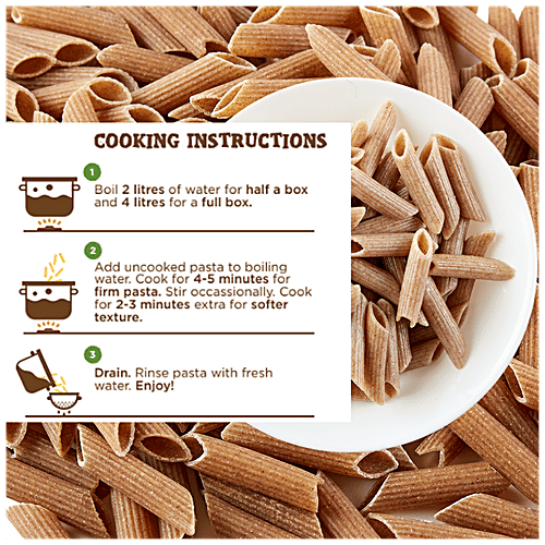 Buy Long&Short Multigrain Penne Pasta Made With Jowar, Bajra & Ragi ...
