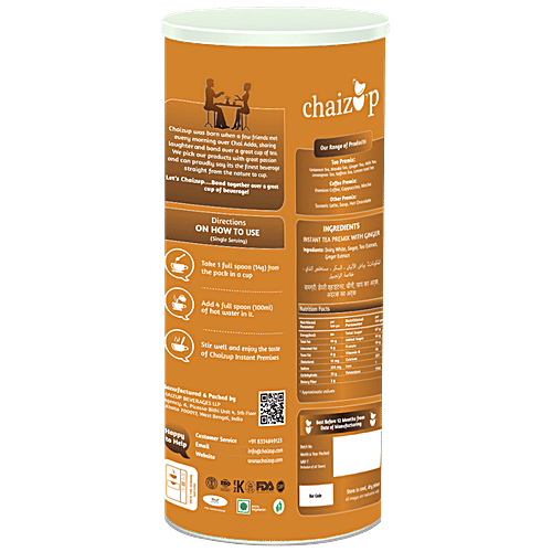 Buy CHAIZUP Instant Premix Karak Ginger Tea Online at Best Price of Rs ...