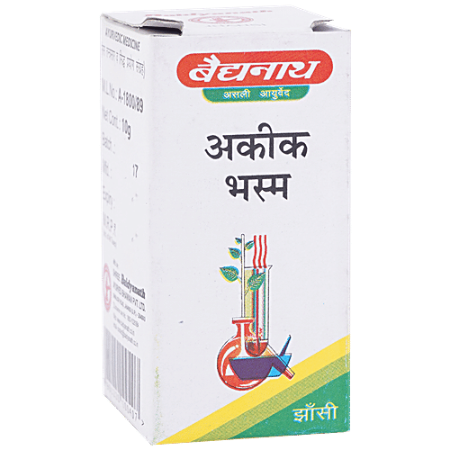 Buy Baidyanath Akeek Bhasma - Jhansi Online at Best Price of Rs 98 ...
