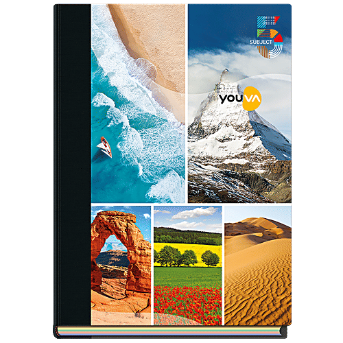 Buy Navneet Youva Notebook - Ruled, Single Line, Case Bound, 185 mm x ...