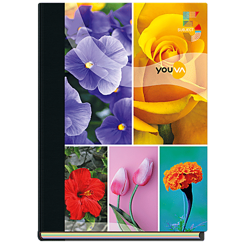 Buy Navneet Youva - Case Bound 5 Subject Book, Single Line, 18.5x24.7 ...