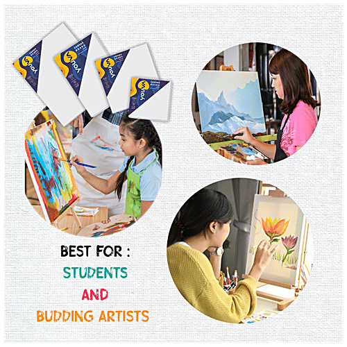 Buy Navneet Youva Canvas Board - 8" x 10" Online at Best Price of Rs 65 ...