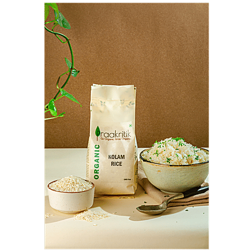 Buy Praakritik Organic Kolam Rice Online at Best Price of Rs 95 - bigbasket