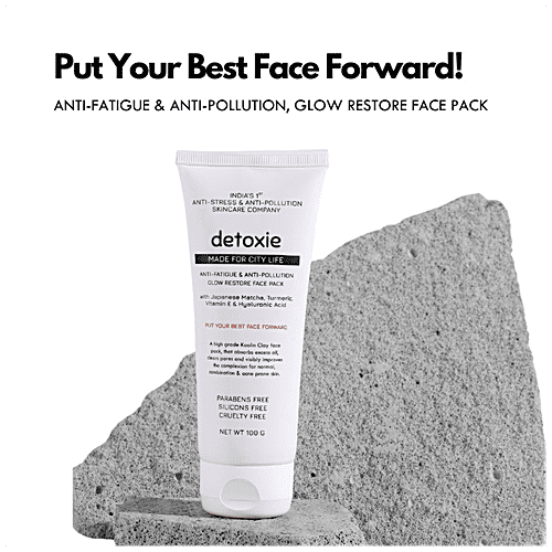 Buy Detoxie Anti-Fatigue & Anti-Pollution Glow Restore Face Pack Online at Best Price of Rs 346. ...