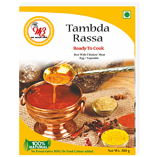 Buy M3 Kitchen Ready To Cook - Tambda Rassa, 100 % Natural With No ...