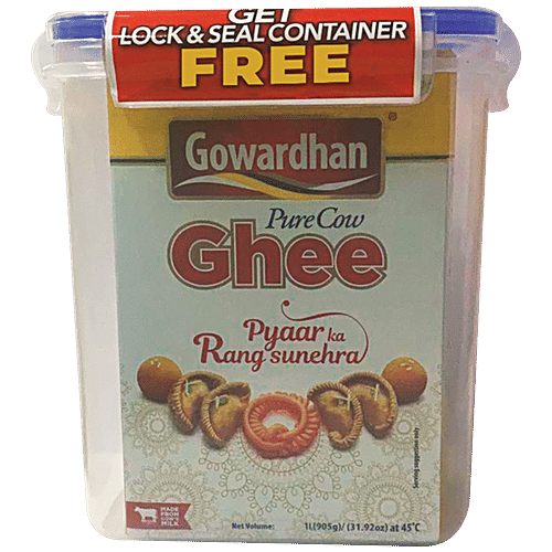 Buy Gowardhan Pure Cow Ghee - Rich In Vitamin A & E Online at Best ...