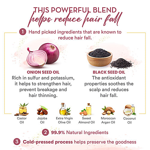Buy Wow Skin Science Onion Black Seed Hair Oil - For Silkier & Strong ...