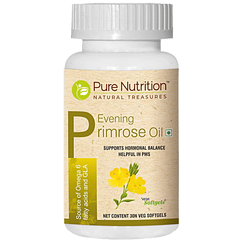 Buy Pure Nutrition Evening Primrose Oil Veg Softgel Capsule - Rich In ...