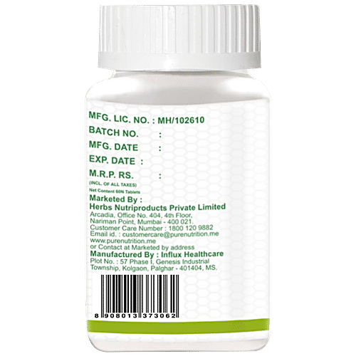 Buy Pure Nutrition Neem Tablets - For Antiseptic & Antibacterial ...