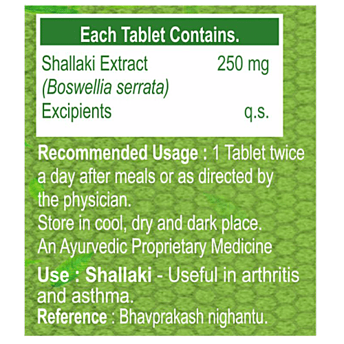 Buy Pure Nutrition Shallaki 250MG Tablets - Cure Joint Pain Online at ...