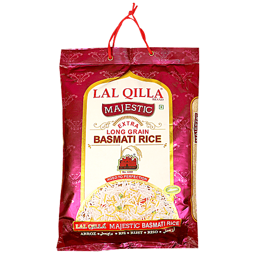 Buy Lal Qilla Basmati Rice - Majestic Online at Best Price of Rs 950 ...