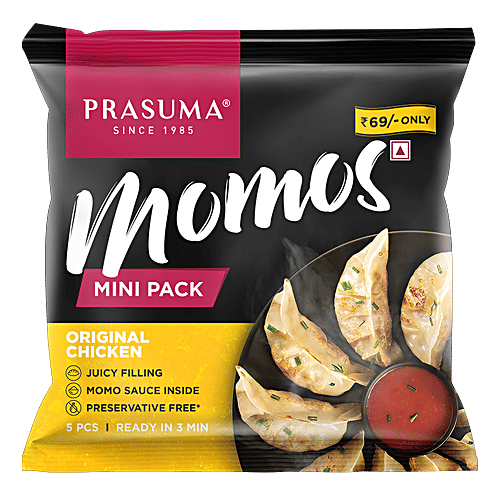 Buy Prasuma Momos - Original Chicken, With Sauce Inside, Frozen Online ...