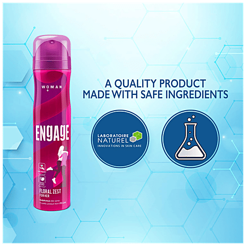 Buy Engage Deodorant For Women - Floral Zest, Citrus & Floral, Skin ...