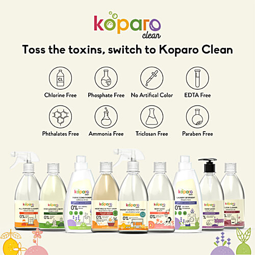 Buy Koparo Clean Natural Dishwashing Liquid - Lime & Basil Online at ...