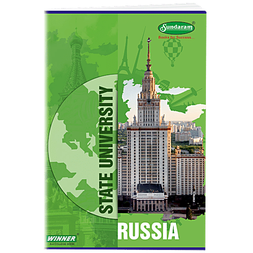 Buy Sundaram Notebook - A4, Long, Single Line, 76 Pages, Assorted ...