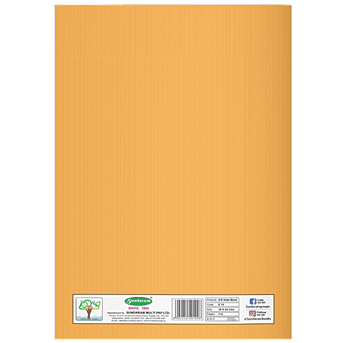 Buy Sundaram Winner King Size Notebook - Ruled, Single Line, 240 mm x ...