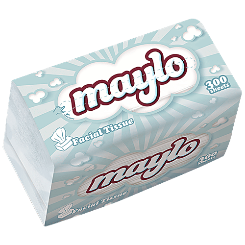 Buy Maylo Facial Tissues - 2 Ply, 300 Sheets Online at Best Price of Rs ...