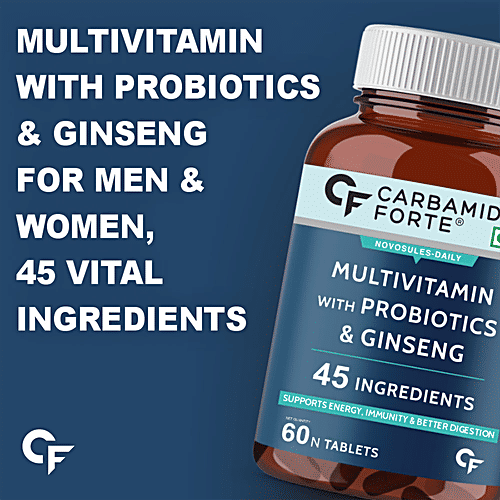 Buy Carbamide Forte Multivitamin Tablets With Probiotics - Health ...
