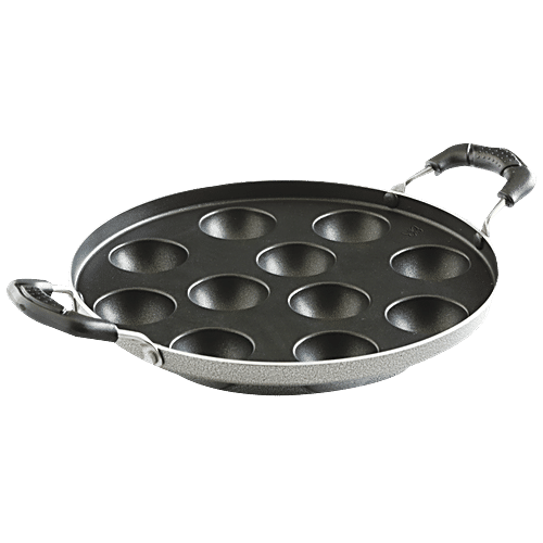 Buy Butterfly Raga Non-Stick Aluminium Appam Patra/Paniyarakkal/Paddu ...