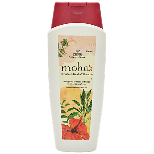 Buy Moha Herbal Anti Dandruff Shampoo - Strengthens Hair Roots ...