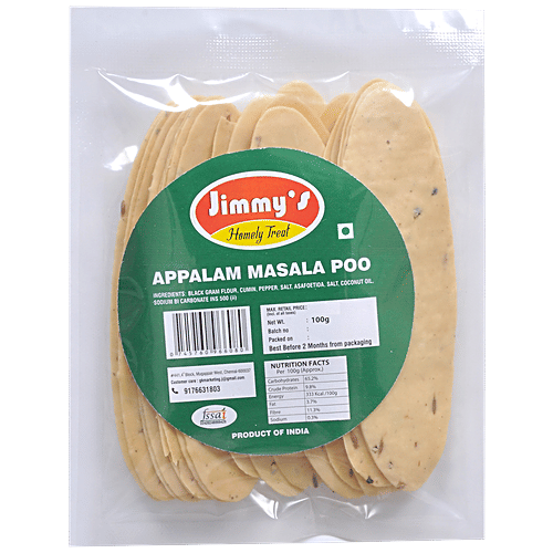 Buy Jimmy's Appalam Masala Poo Online at Best Price of Rs 38 - bigbasket