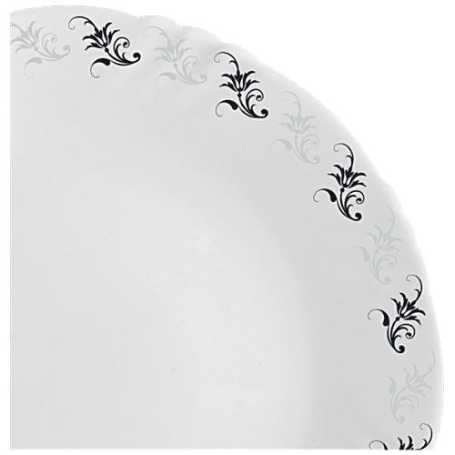 Buy Cello Opalware Dinner Plates - Black Magic, Dia-11 Inches Online at ...