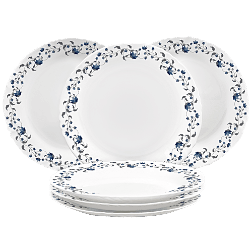 Buy Cello Opalware Dinner Plates - Vinea, Dia-11 Inches Online at Best ...