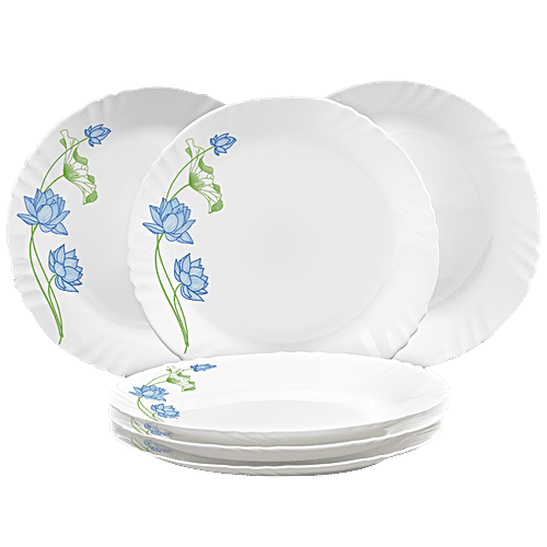 Buy Cello Opalware Dinner Plates - Neelkamal, Dia-11 Inches Online at ...