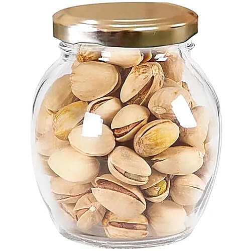 Buy Yera Glass Jar/Container With Golden Metal Lid Online at Best Price ...