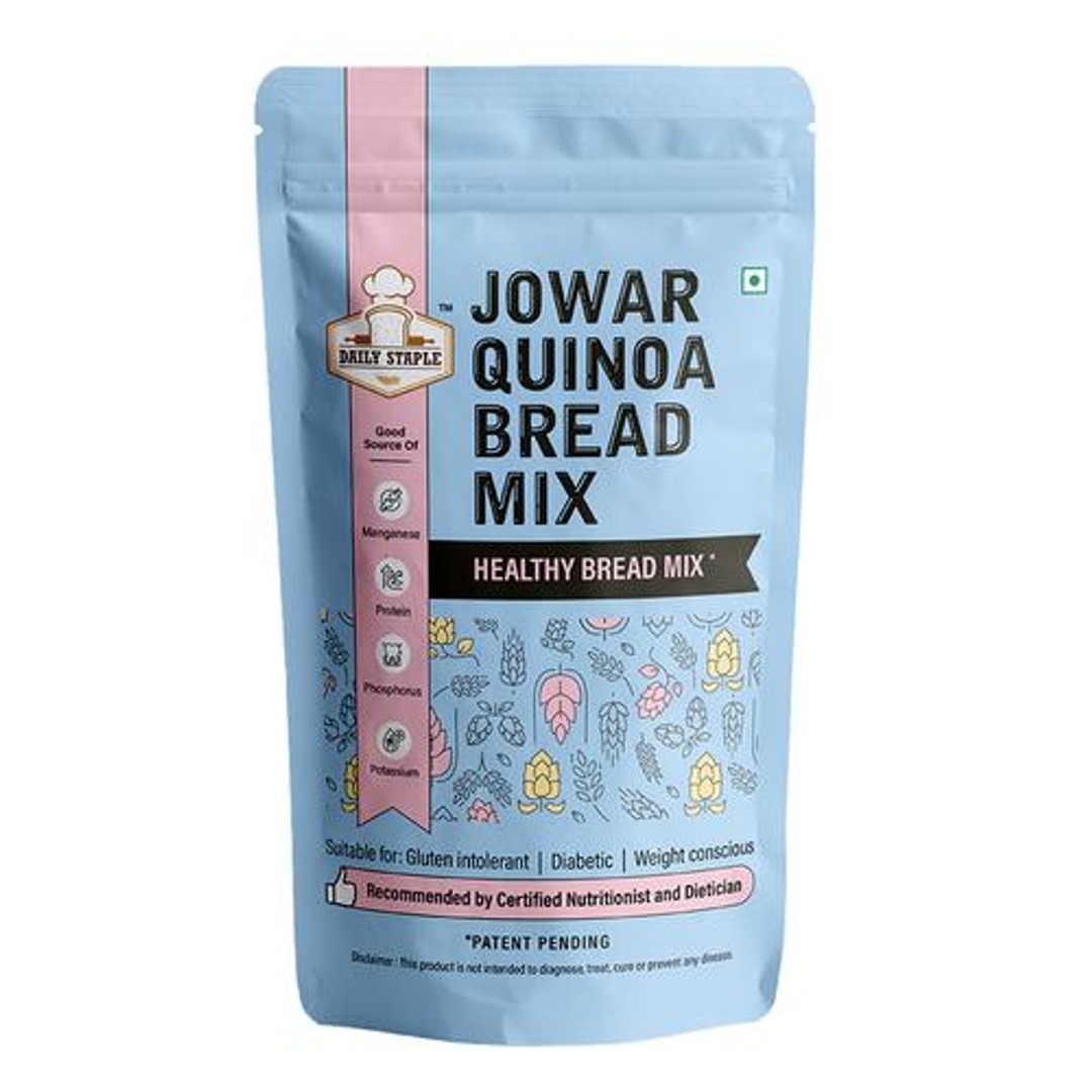 Buy Daily Staple Jowar Quinoa Bread Mix - For Gluten Intolerant ...