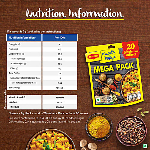 Buy MAGGI Masala-Ae-Magic Mega Pack - All In One, For Dry Vegetables ...