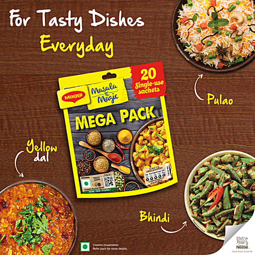 Buy MAGGI Masala-Ae-Magic Mega Pack - All In One, For Dry Vegetables ...