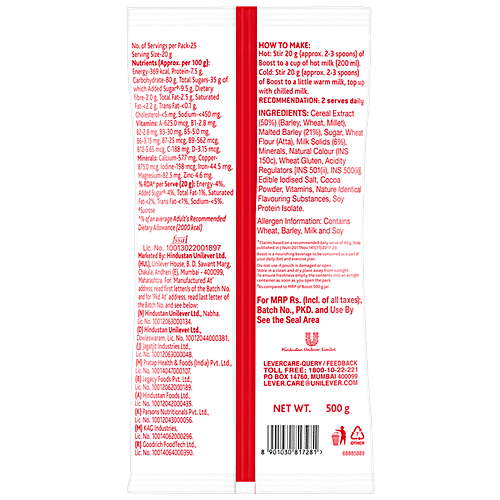 Buy Boost Energy & Nutrition Drink Online at Best Price of Rs 249 ...