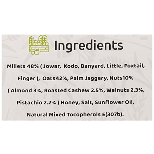 Buy Millet Might Honey Glazed Oat Chunks & Millets Flakes - Healthy ...