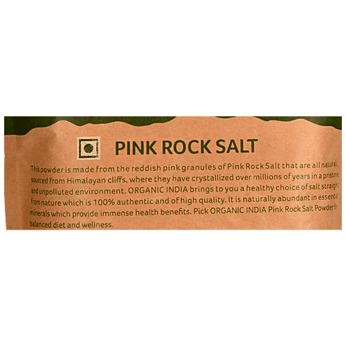 Buy Organic India Pink Rock Salt Powder - Unrefined, Pristine Online at ...
