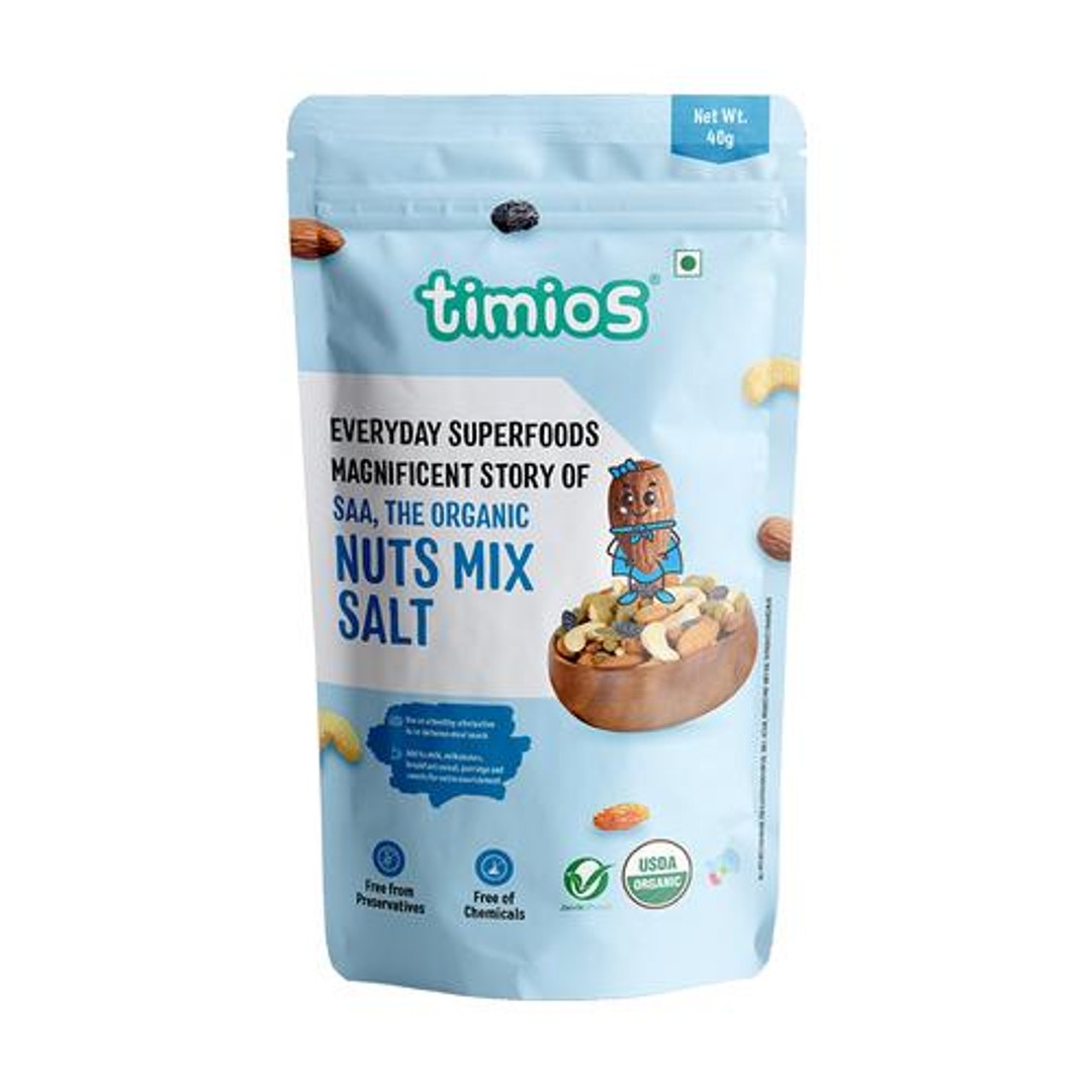 Buy Timios Super Foods Nut Mix - Salt Online at Best Price of Rs 135 ...