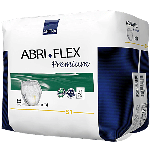 Buy Abena Flex Premium Diapers - S1, Super Absorbent, Minimum Odour ...