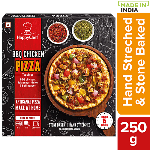 Buy HappyChef BBQ Chicken Pizza Online at Best Price of Rs 259 - bigbasket
