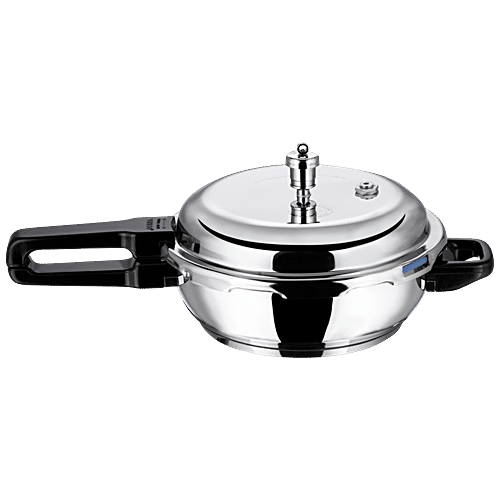 Buy Vinod Stainless Steel Pressure Pan with Lid - Junior, Induction Friendly, 2.1 L Online at ...