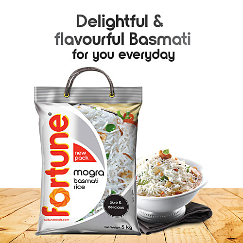 Buy Fortune Mogra Basmati Rice - Pure & Delicious Online at Best Price ...
