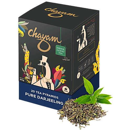 Buy Chayam Pure Darjeeling Black Tea - Premium Whole Leaf Online at ...
